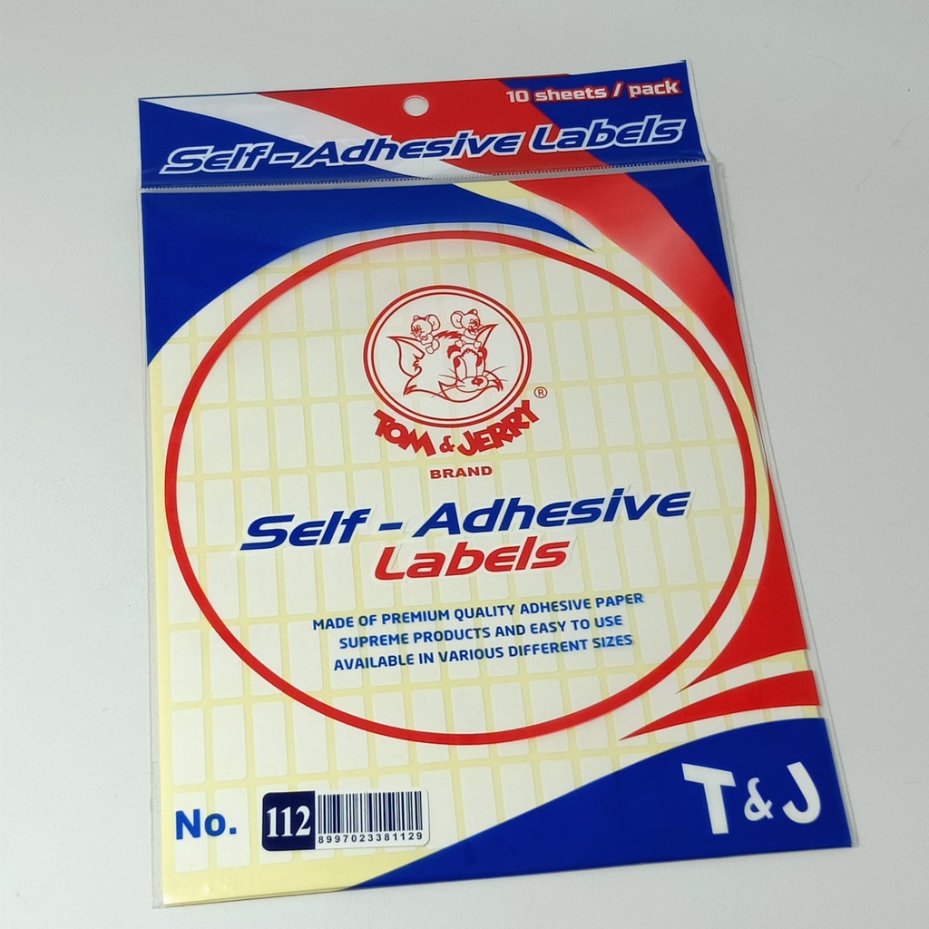 Tom And Jerry Label No. 112 - ATK Name Label | Shopee Philippines