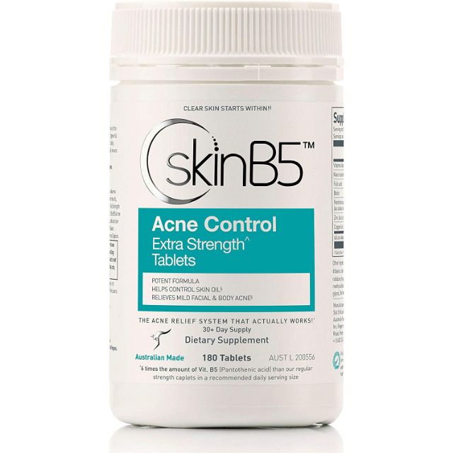Skin B5 Acne Control Tablets - Extra Strength (180 tablets) | Shopee ...