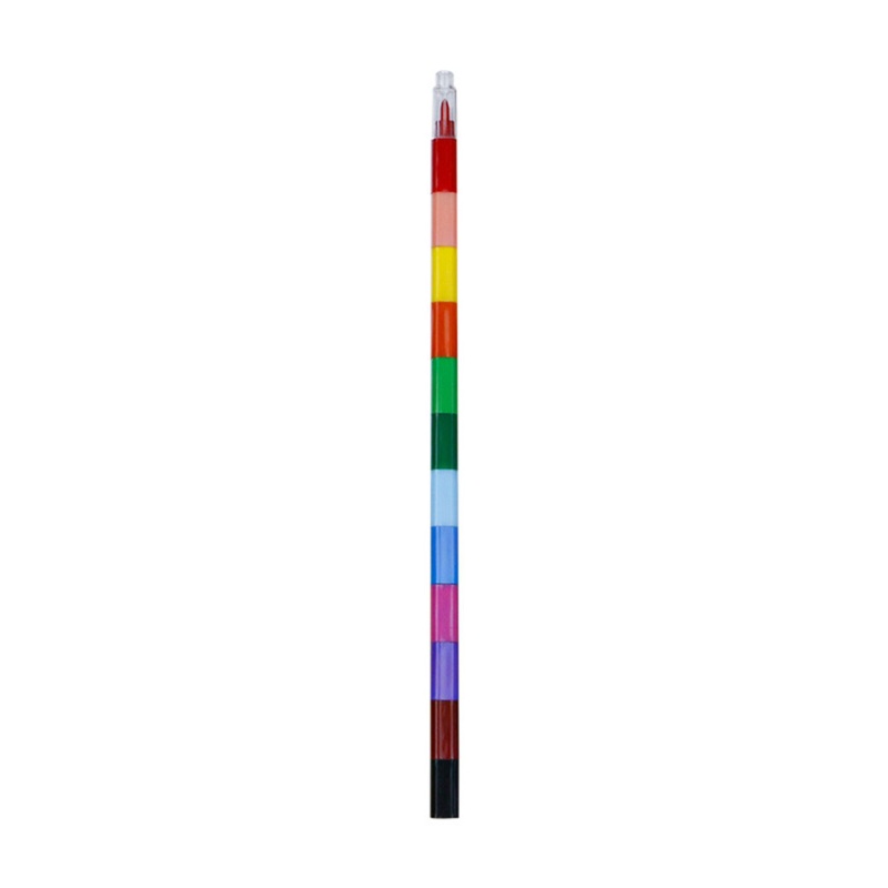 love* 12 Colors Graffiti Crayons Stackable Puzzle Crayon Pens Total ...