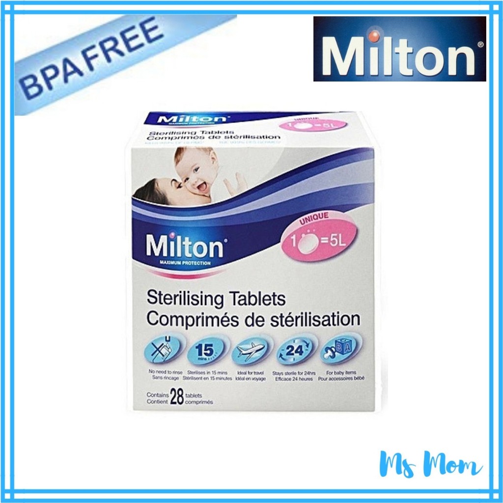 Milton Baby Bottle And Device Disinfection Tablets (UK) | Shopee ...