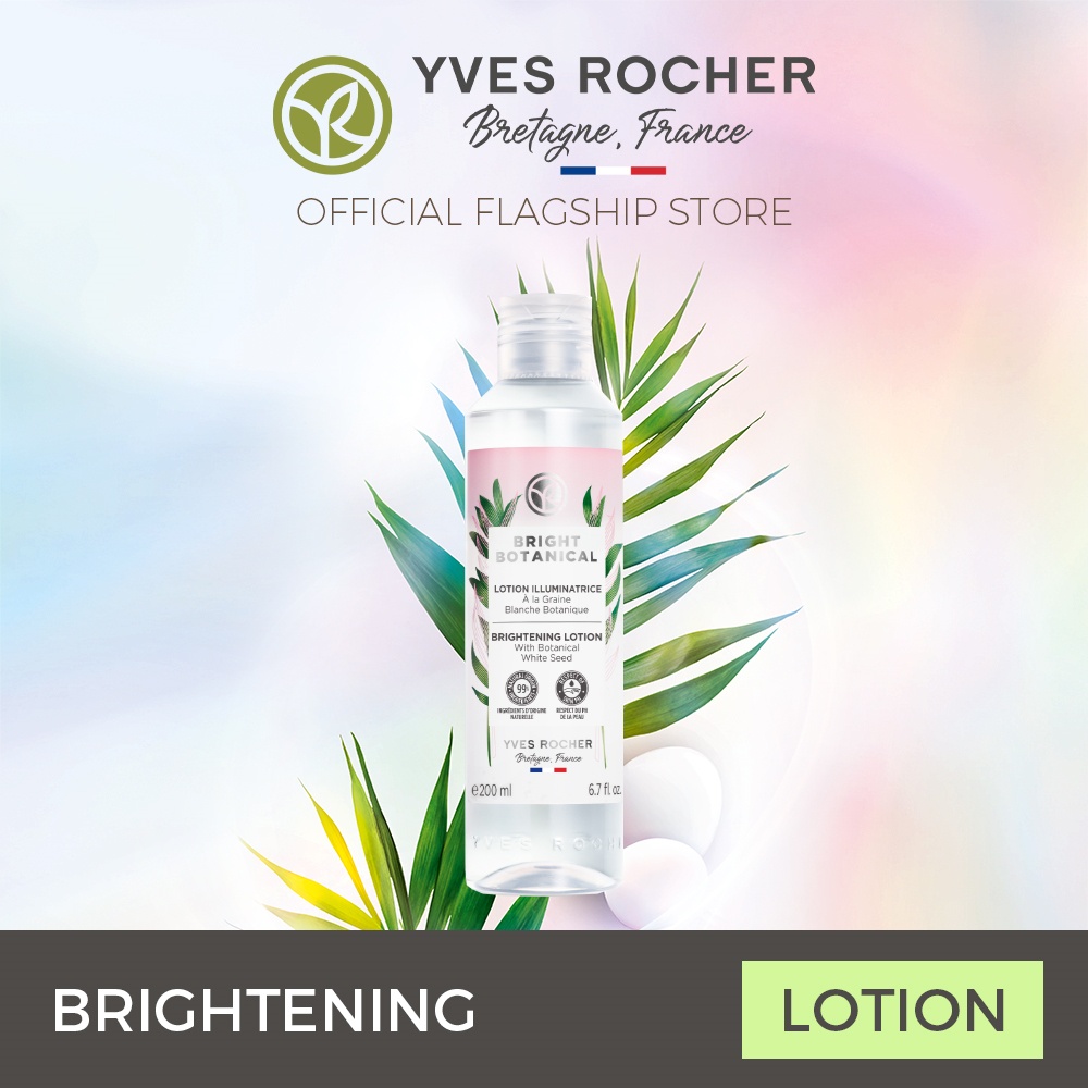 YVES ROCHER Brightening Lotion 200ml – Bright Botanical for Dark Spots ...