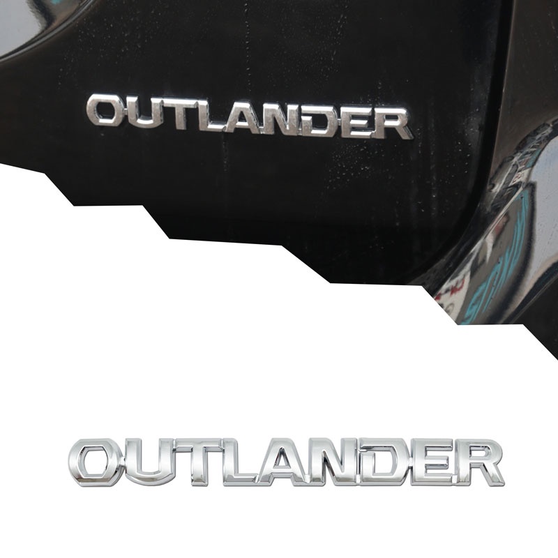 Cafoucs Car Accessories For Mitsubishi Outlander Rear Emblem Logo Badge ...