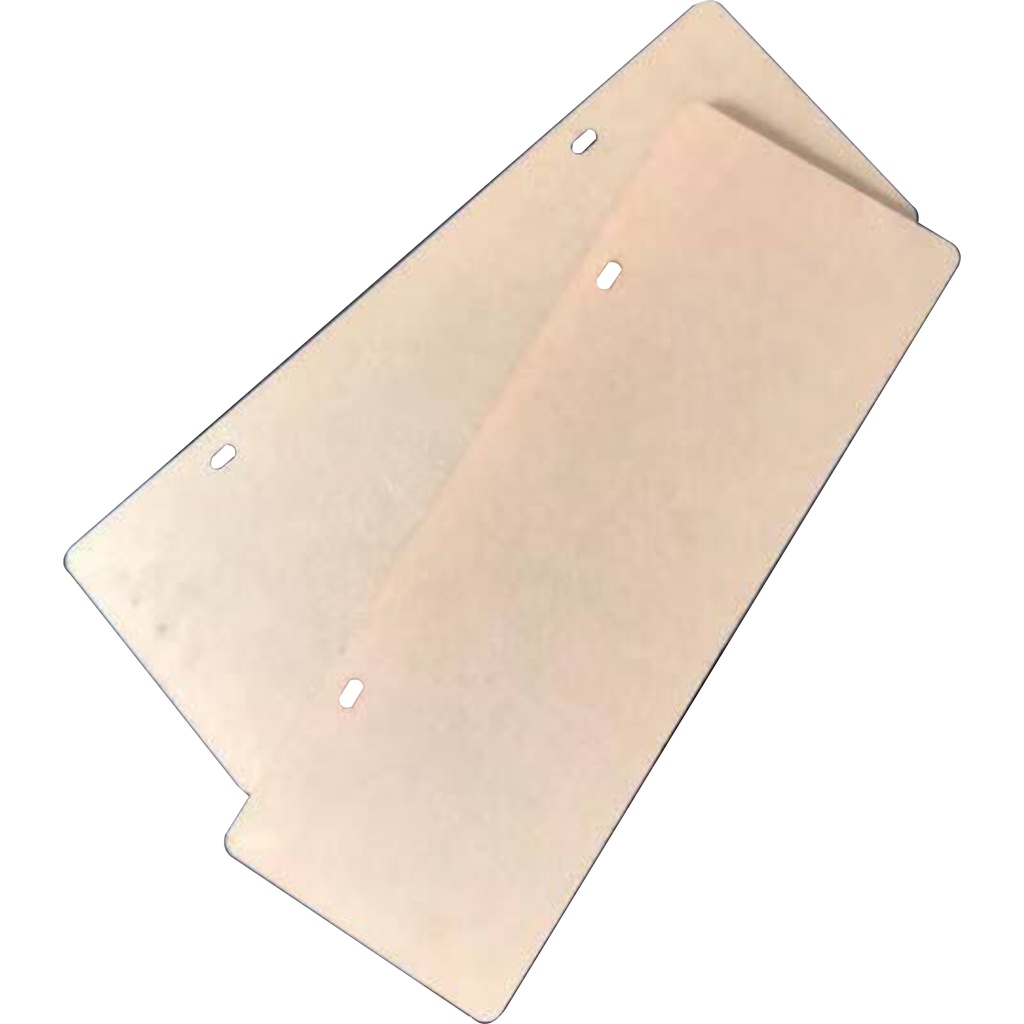 (1 pc.) Blank clear Acrylic Plate Number 3mm , 15" x 5.5" For Car ...