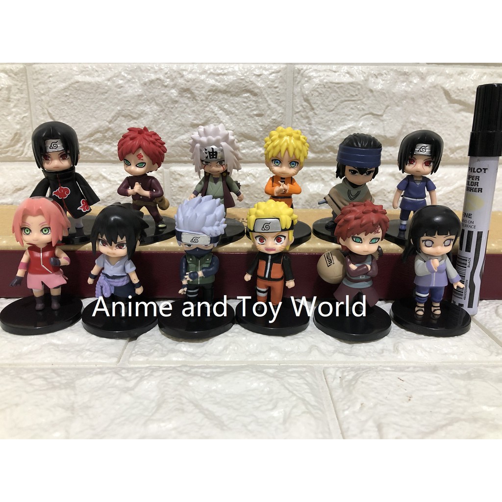 Naruto Akatsuki chib,Naruto Bijuu Set Sasuke Kakashi Kaara set of 11 ...