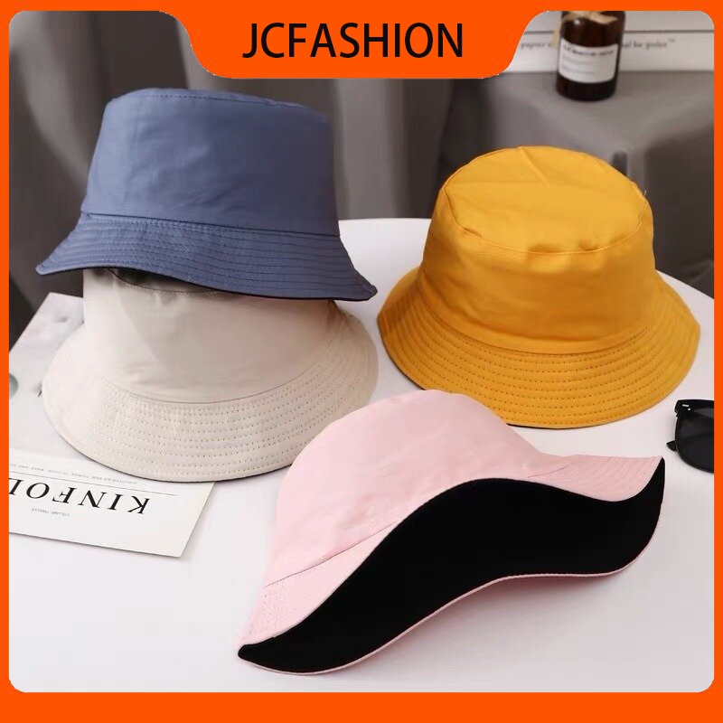 JC Waway hats Plain Reversible Bucket Hat Fisherman Hat For Men And ...