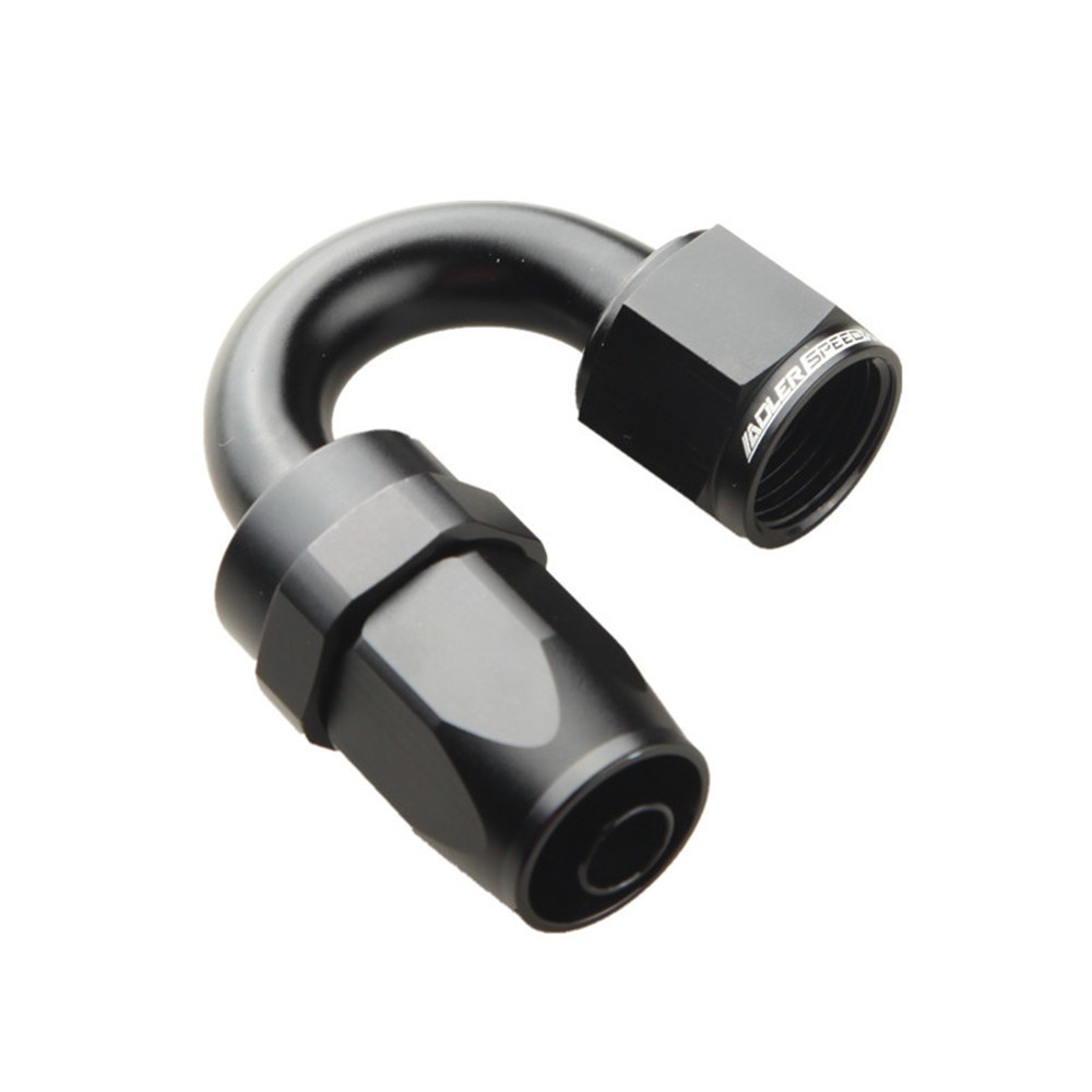 180 Degree AN4 AN6 AN8 AN10 AN12 AN16 Swivel Fuel Oil Line Hose End ...