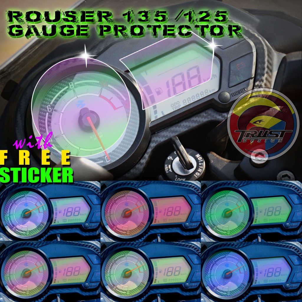 Chameleon Rouser 135 BUY 1 GET 1 FREE Smoke Film Gauge Protector ...
