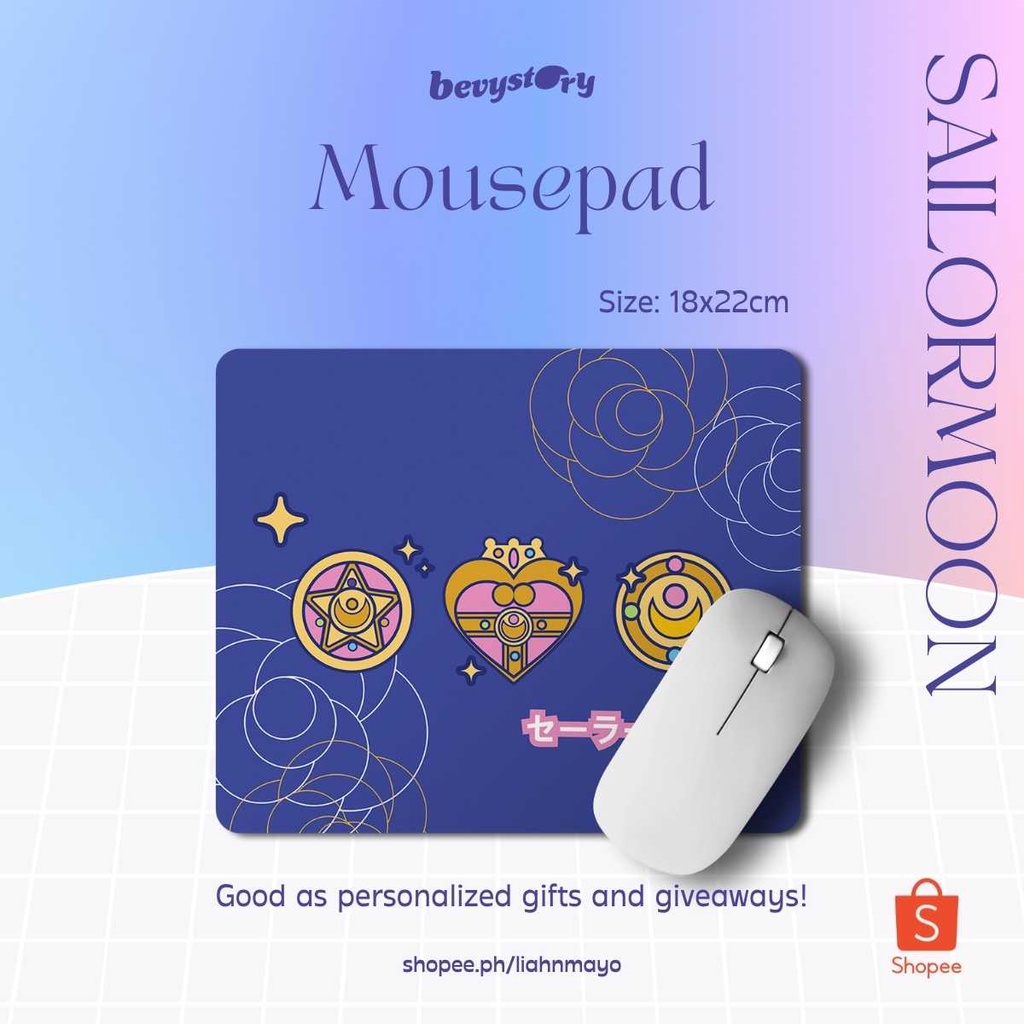 Mousepad Sailormoon Usagi Sailor Moon Senshi Anime Gift Ideas by ...