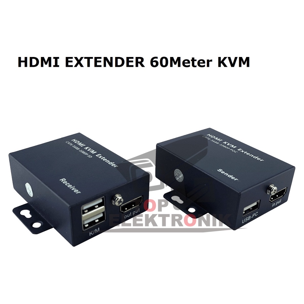 KVM HDMI Extender 60m | Shopee Philippines