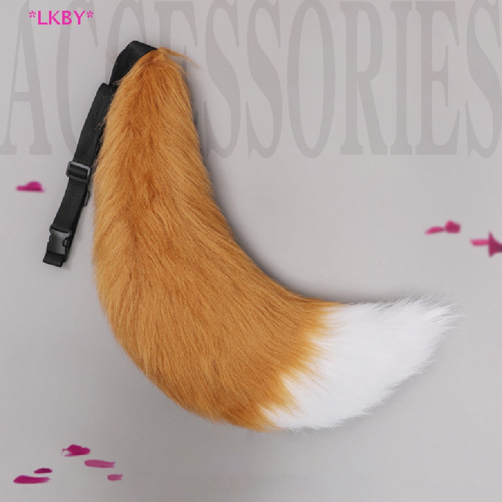 Luckybabys> Anime Lolita Fox Tail Masquerade Cosplay Prop Fox Ear Tail ...