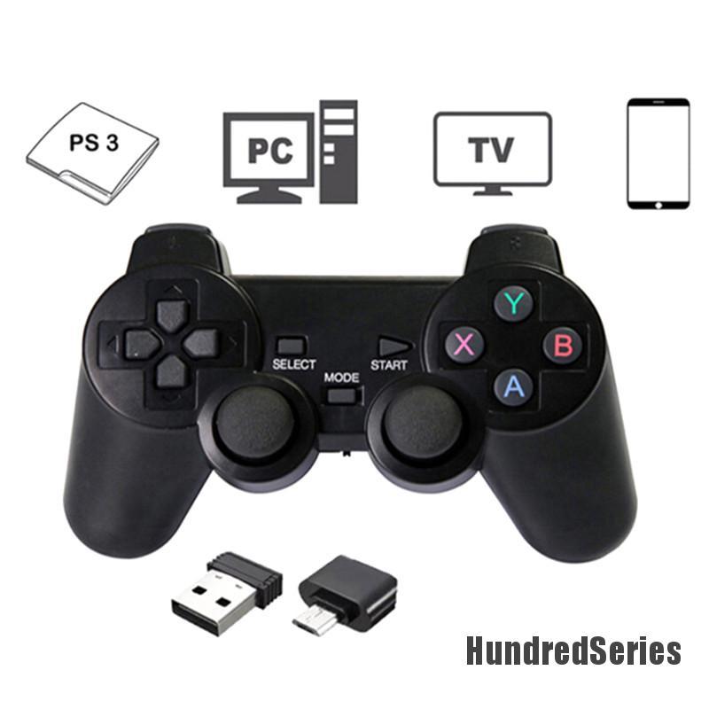 [HundredSeries] 2.4GHz Wireless Dual Joystick Control Game Controller ...
