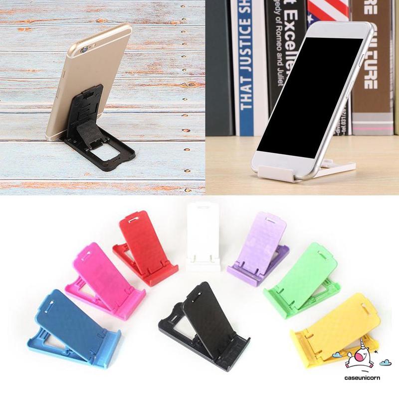 Universal Portable Mini Mobile Phone Holder Foldable Desk Stand Holder ...