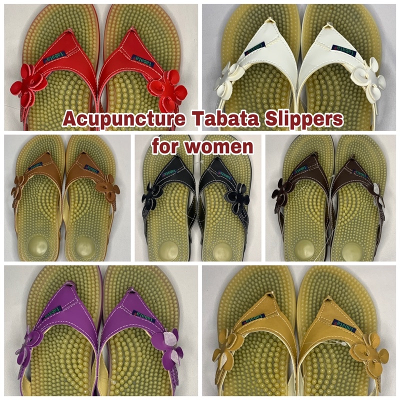 Acupuncture Tabata Slippers for Women (T-strap) (Standard Size ...