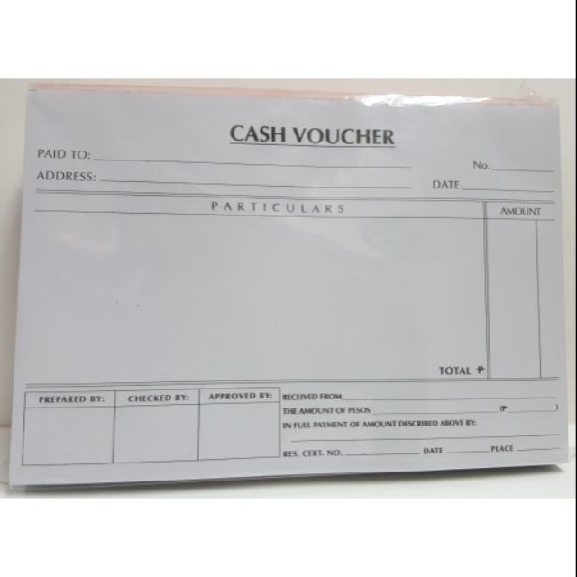 CASH VOUCHER PAD PACK OF 10 | Shopee Philippines