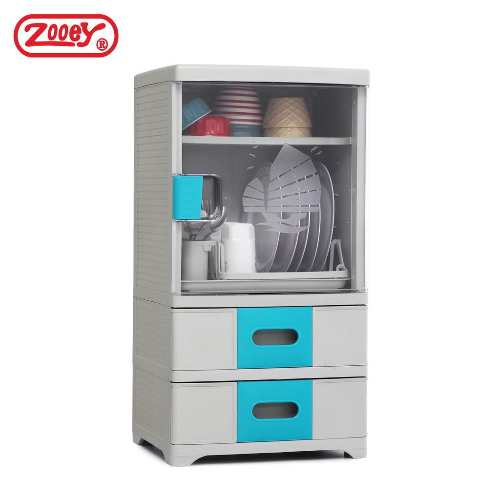 Zooey Premium 2 Drawer Dish Cabinet/Organizer Stock No. 868-2D | Shopee ...