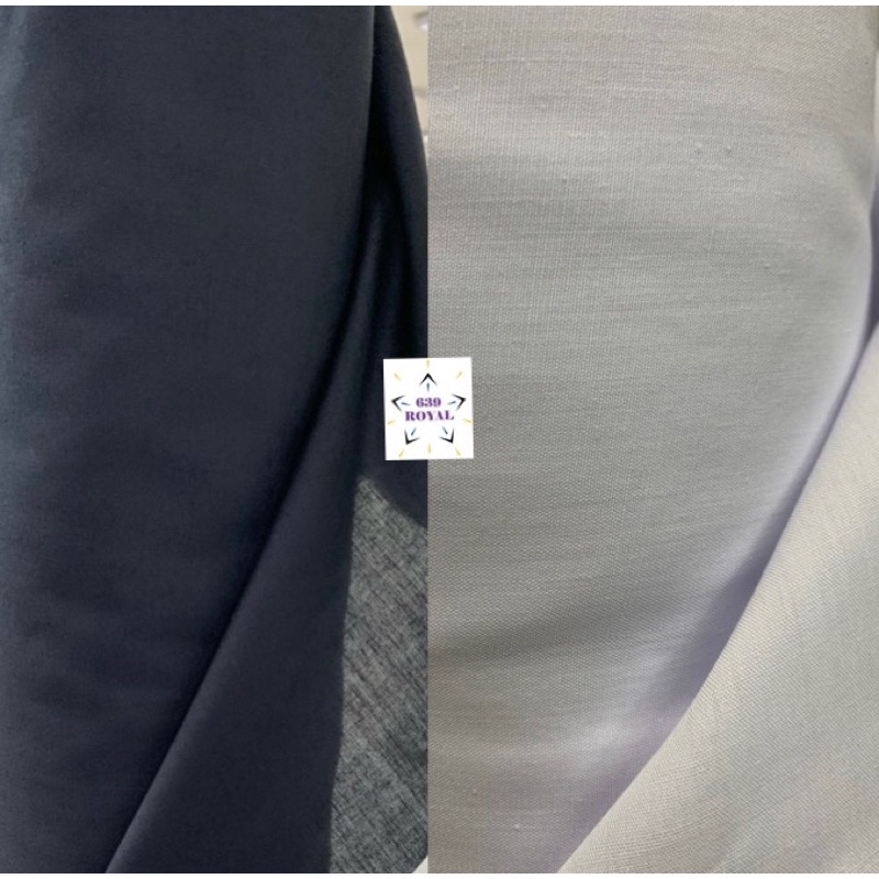 Tetoron Fabric (sold per yard) Black/White/Red/Royal Blue/Charcoal Gray ...