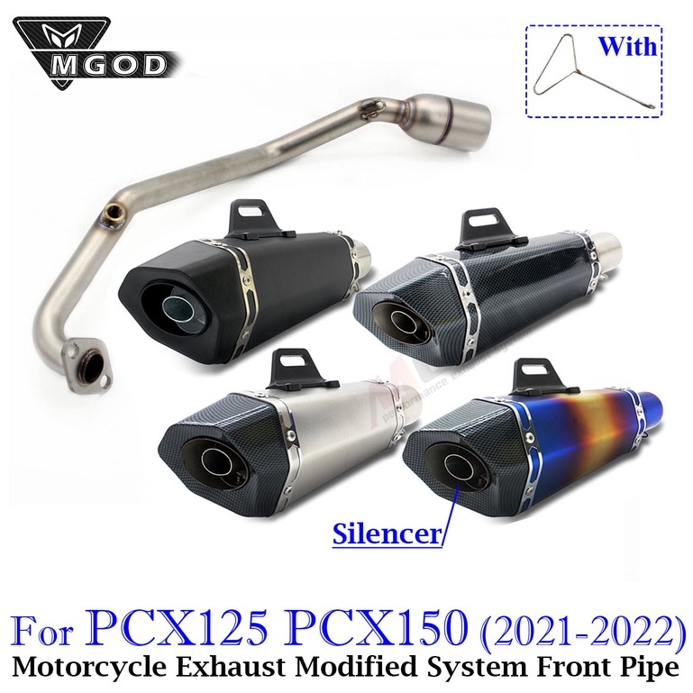 Akrapovic For PCX125 PCX150 PCX 125 150 2021 2022 Motorcycle Exhaust Escape Moto DB Killer ...