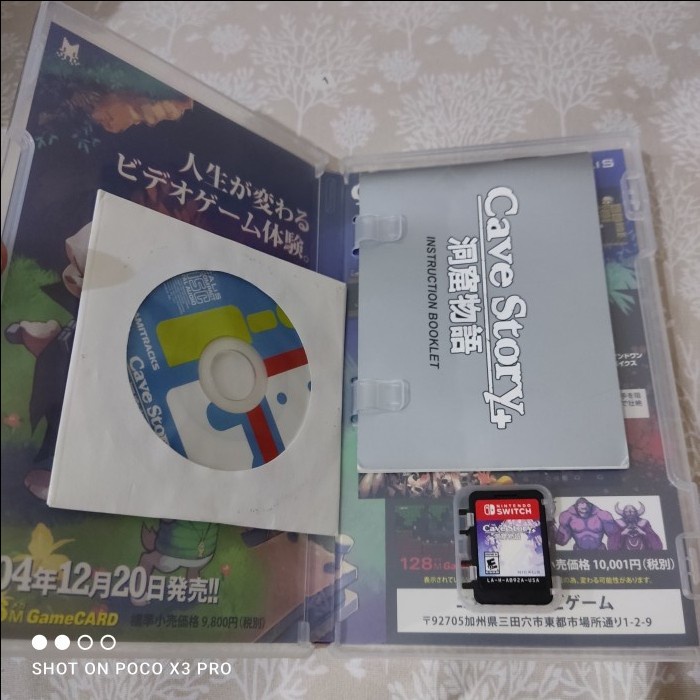 Nintendo switch cave story Cassette+Complete With CD OST & art booklet ...