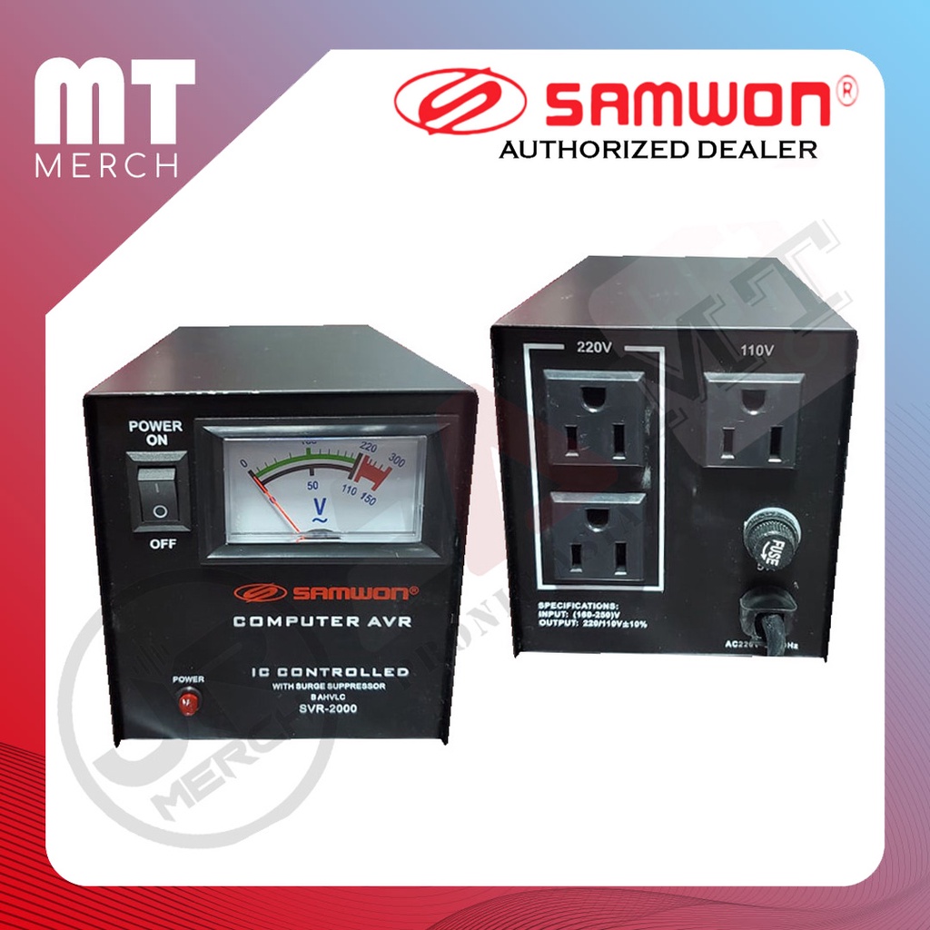 [MTY] Samwon Computer AVR Voltage Regulator 2000 watts (SVR-2000) For ...