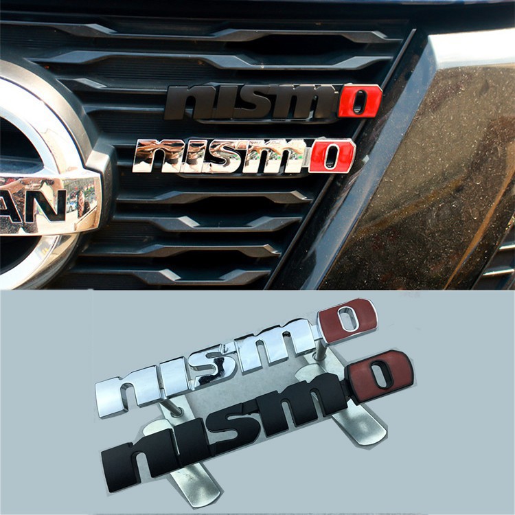 1 Piece 3D Metal NISMO Logo Car Grille Emblem Badge Sticker Styling For ...