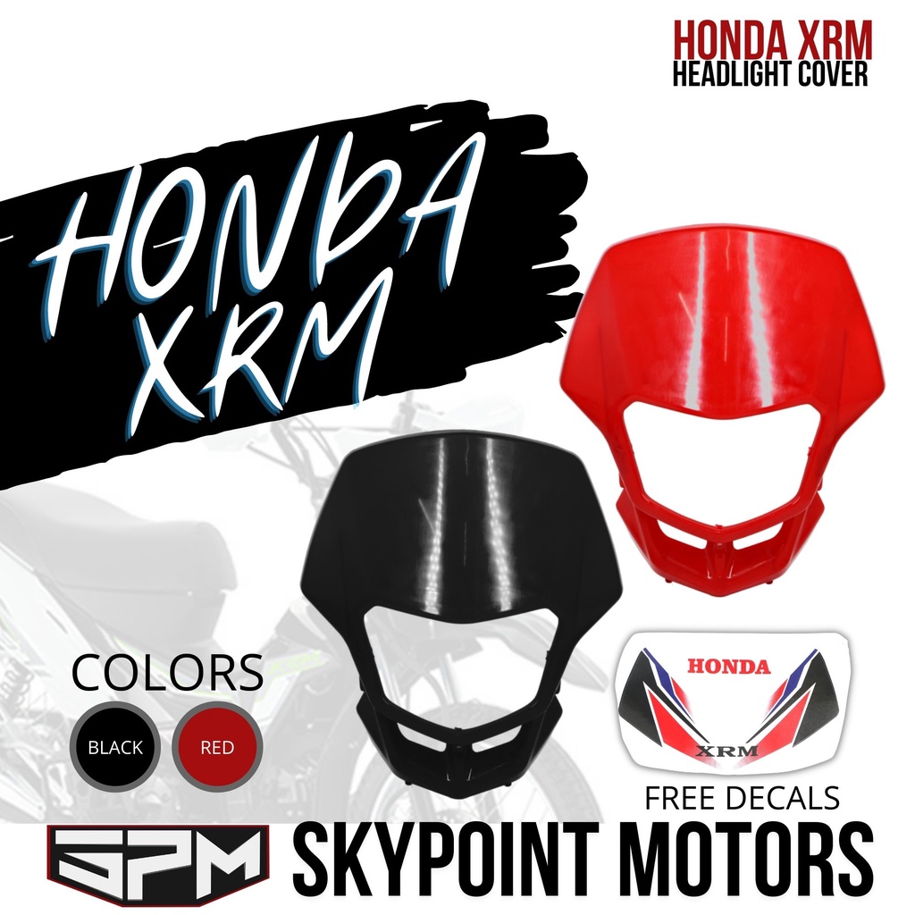 HEADLIGHT COVER FOR HONDA XRM 110 A22 LJM (9207-222) | Shopee Philippines