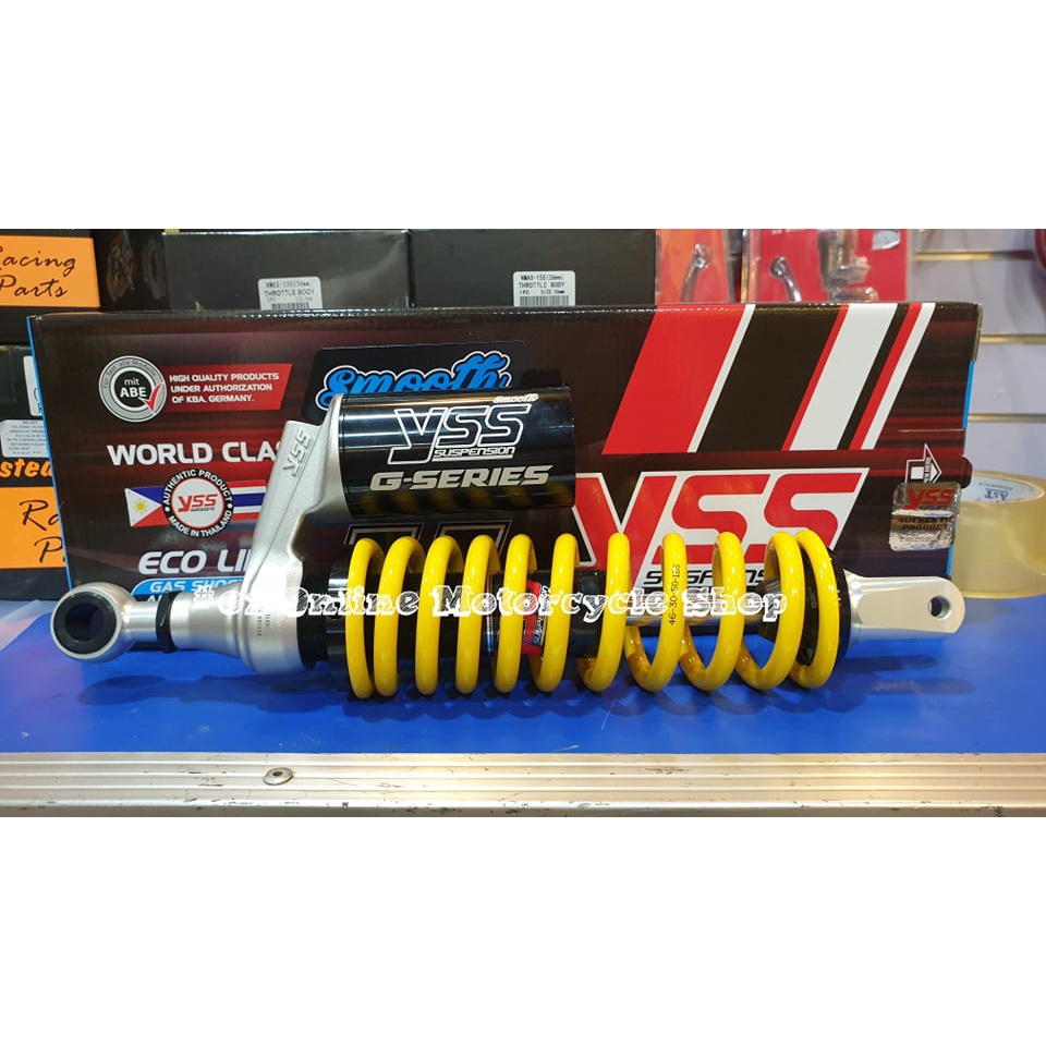 YSS G-Series 330mm (YELLOW) for Click 125, Beat, etc.(UNIVERSAL TO ANY ...