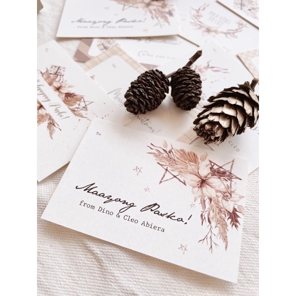 Personalized Native Christmas Gift Tag (25-65pcs) | Shopee Philippines