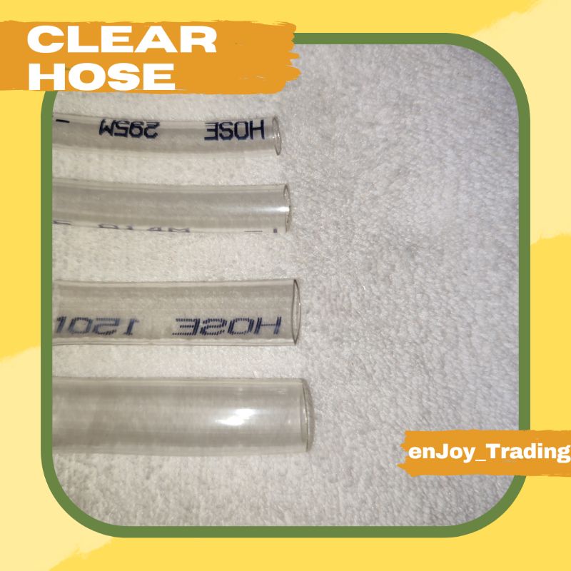 PER METER Multipurpose Clear Level Hose Good Quality 1/4" 5/16" 3/8" 1/ ...