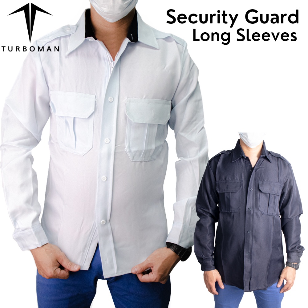 G2G I Quality Security Long Sleeve Blue & Whi Fashion or Outfit Polo ...