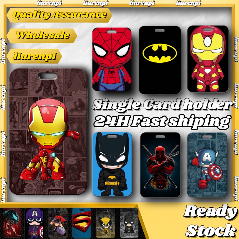 [Ready Stock]Marvel Iron Man Captain America ID card holder bank card ...