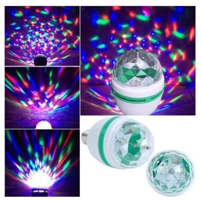 CCL E27 3w led voice auto rotating stage light dj disco crystal Disco Bulb Lamp Dancing Light ...