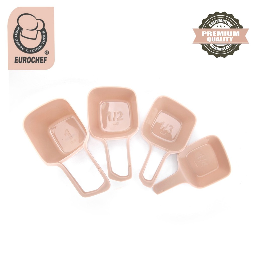 Eurochef 4pc Stackable Nesting Measuring Cups Set MT004 for Cooking ...