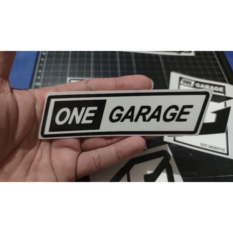Motodeck One Garage Vinyl Sticker Laminated Waterproof | Shopee Philippines