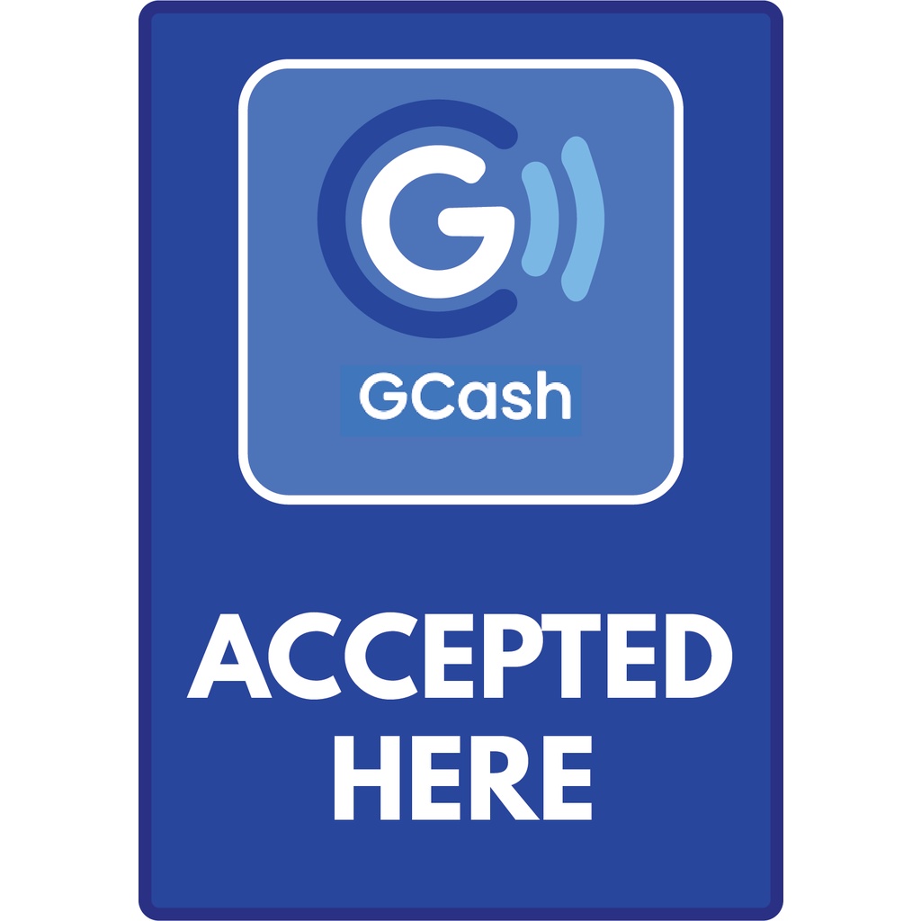 Gcash Signs / Signange for Store Owners and Stablishments | Shopee ...