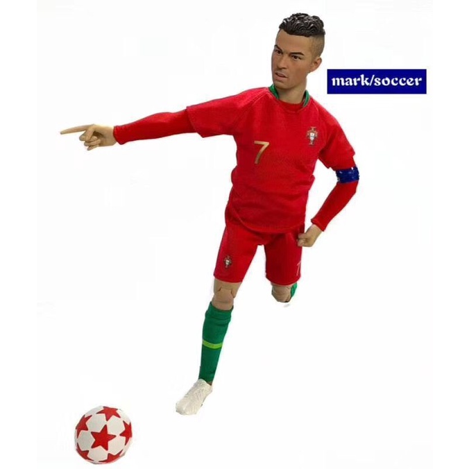 Football player action figure 28cm big figures Cristiano Ronaldo Messi ...