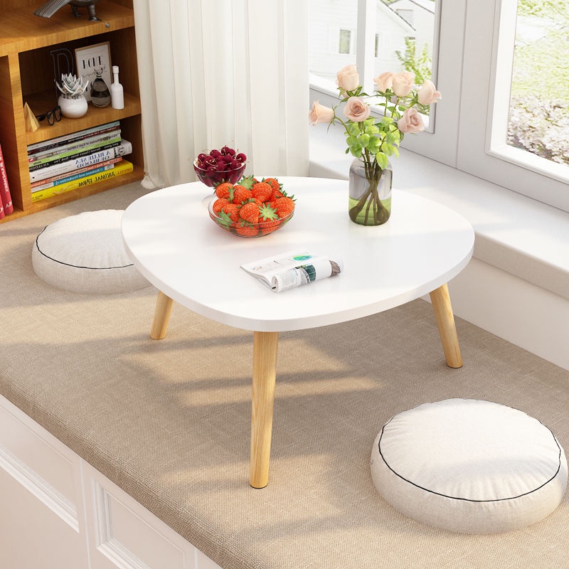 Simple bay window coffee table Nordic home window sill balcony bedroom ...
