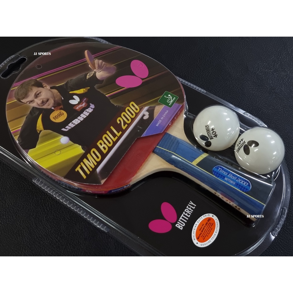 BUTTERFLY TIMO BOLL 2000 FL SHAKEHAND TABLE TENNIS RACKET PING PONG BAT ...