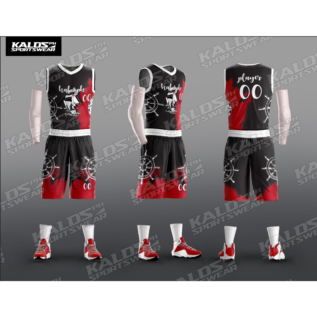 00129 SEAFARER MARINE SEAMAN DESIGN BASKETBALL JERSEY SET SANDO AND ...