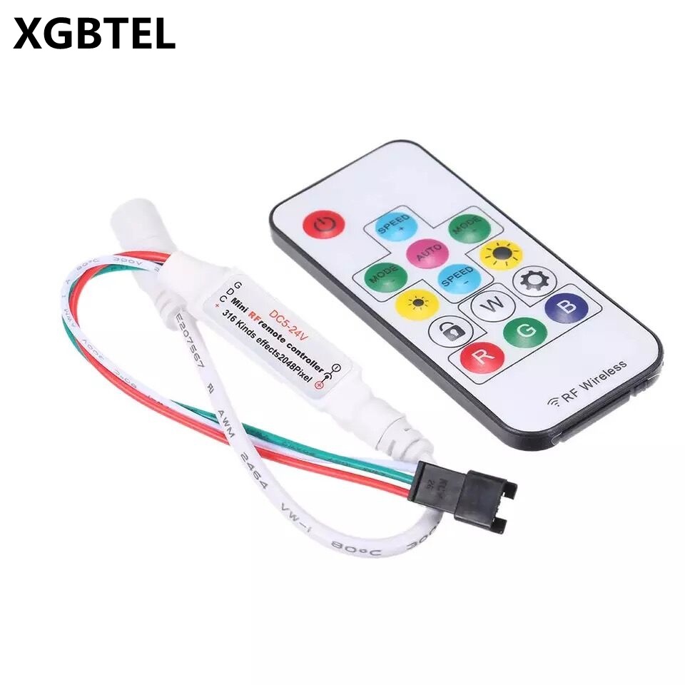 SP103E DC5V/12v WS2812B DC12V 2811 Mini Digital RGB LED Strip ...