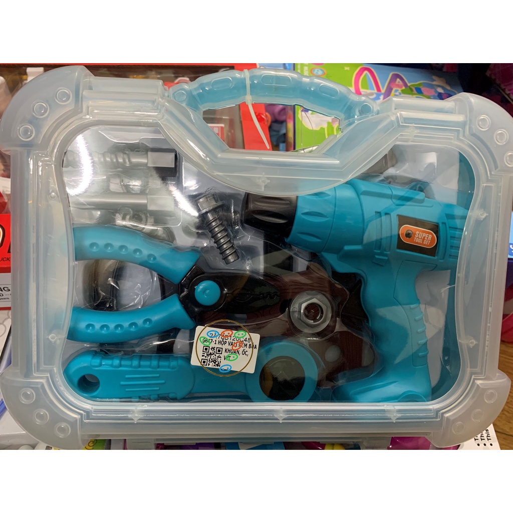 Engineer Model Suitcase Set, includes pliers + hammer + saw + screws ...