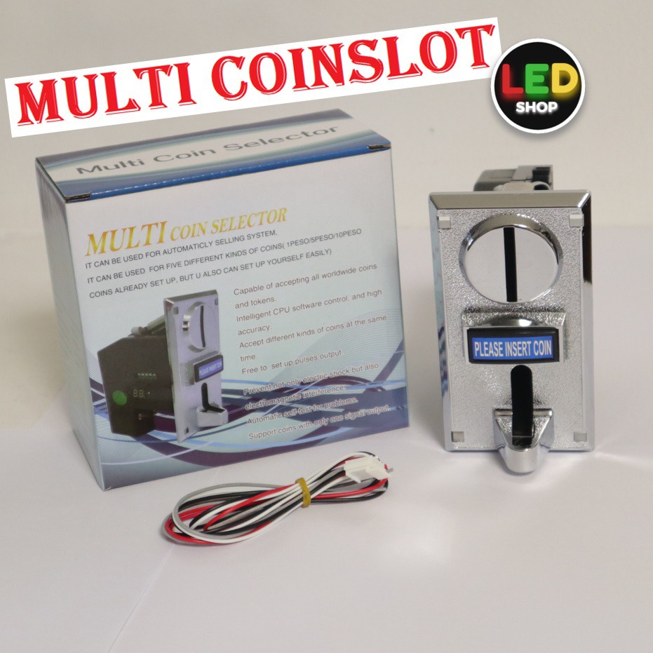 Universal coinslot for pisonet, Multi pesonet coin slot, coin acceptor ...