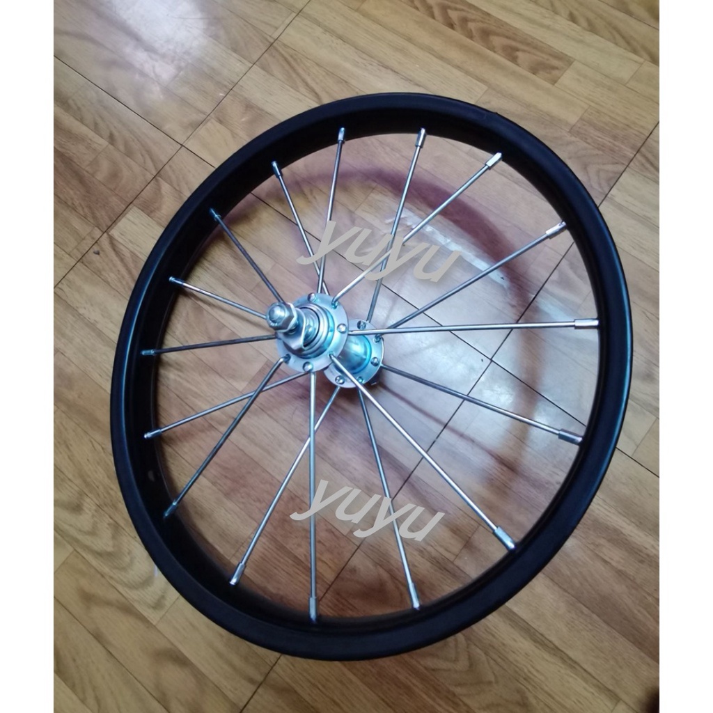 Size 12,14,16,18,20 rim set for BMX KIDS FOLDING bike double thread ...