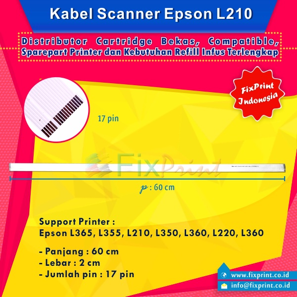 Epson L210 L220 Flexible Cable Printer Head Scanner Cable L350 L360 ...