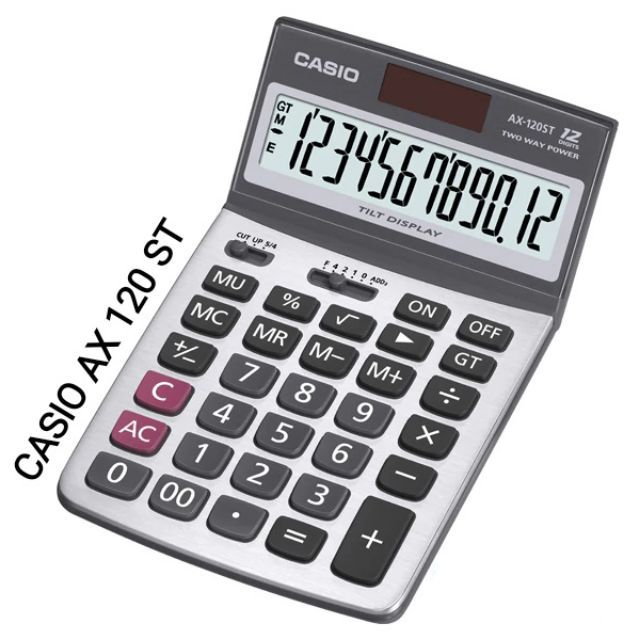 AUTHENTIC CASIO AX-120ST and DX-120ST DESKTOP CALCULATOR | Shopee ...