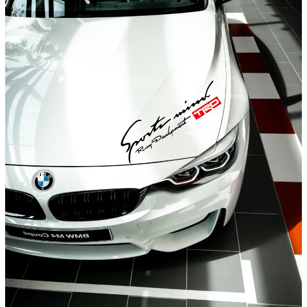 Sports Mind car sticker for Hood rubberized car sticker with 3 years ...