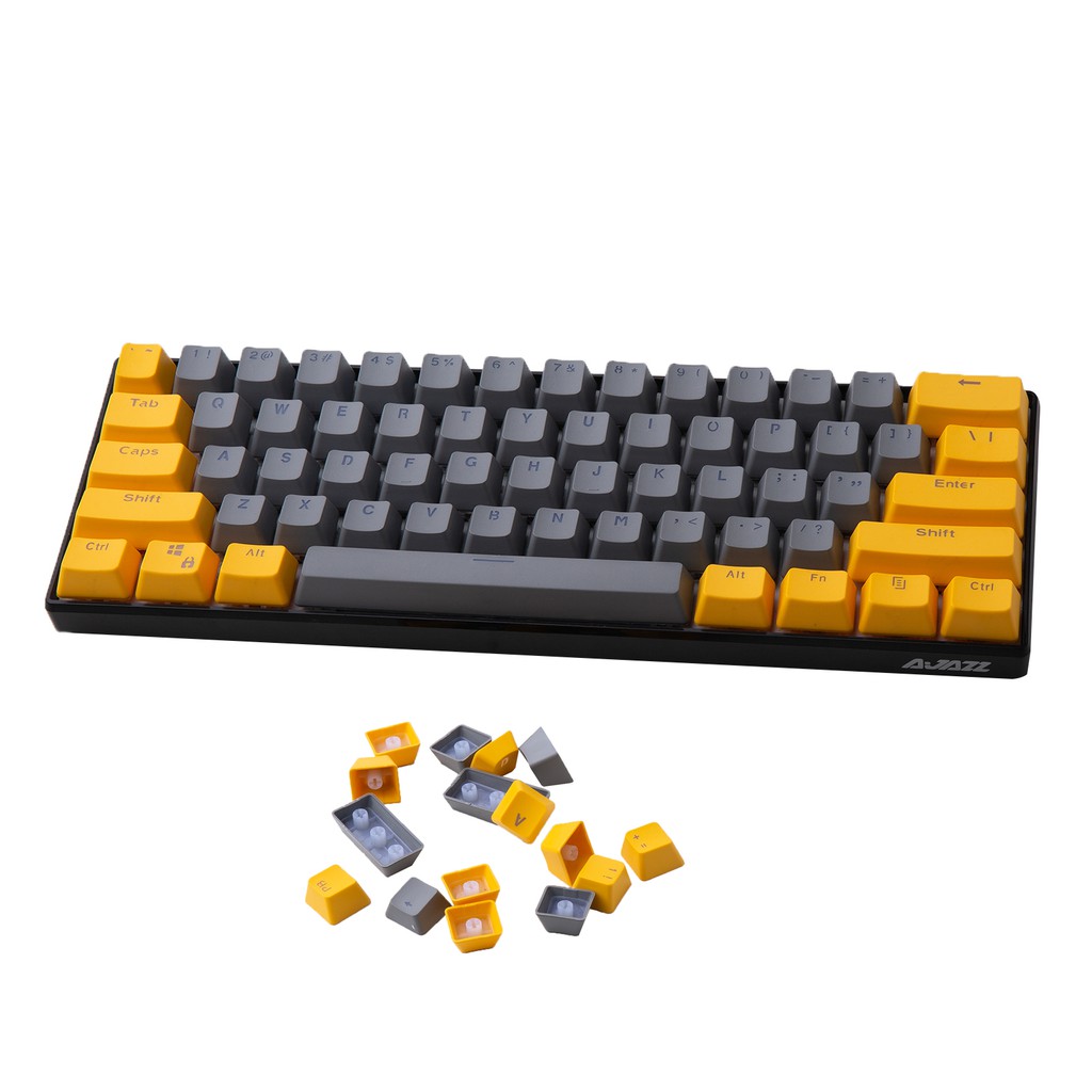 RK 61 Keycaps PBT Material OEM profile Backlit Two-Color Mechanical ...