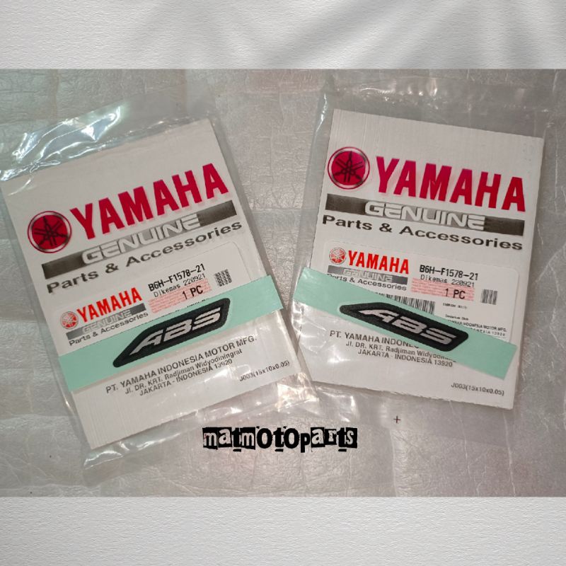Yamaha Genuine ABS sticker for Nmax v2 /Aerox v2 (Sold Set 2 pcs ...