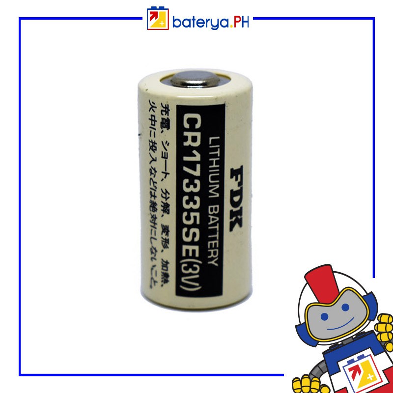 Plc battery FDK CR17335SE Size 2/3 A 3V Lithium Battery | Shopee ...
