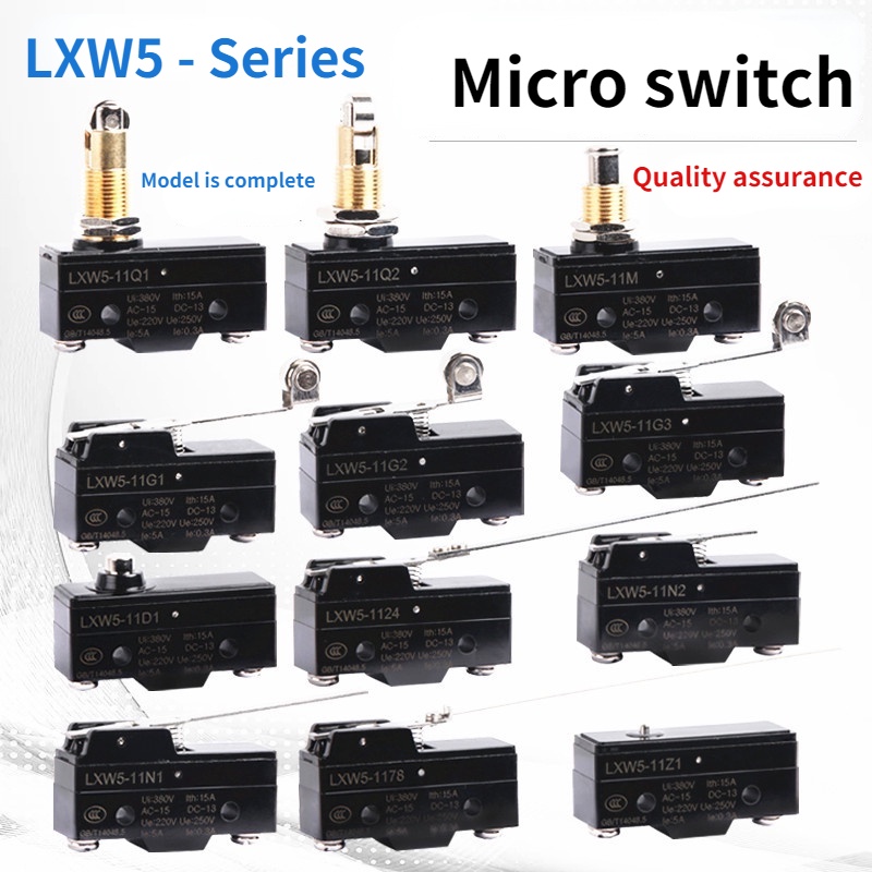 Micro switch,Travel switch,LXW5-11M Q1 Q2 N1N2 D1 Z1 G1 G2 G3 1124,Limit switch,Silver contact ...