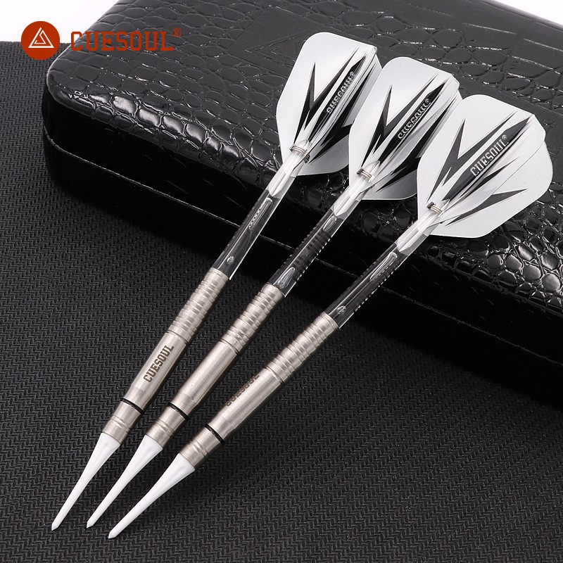 CUESOUL 90% Tungsten Soft Tip Dart Set 18g/20g Professional Electronic ...